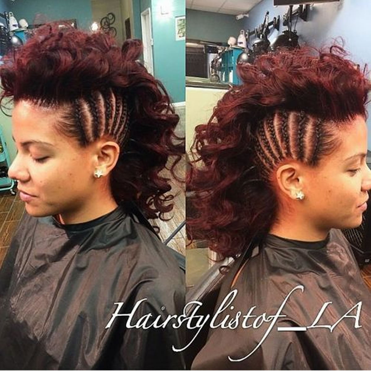 30 Glamorous Braided Mohawk Hairstyles For Girls And Women Hairstyles